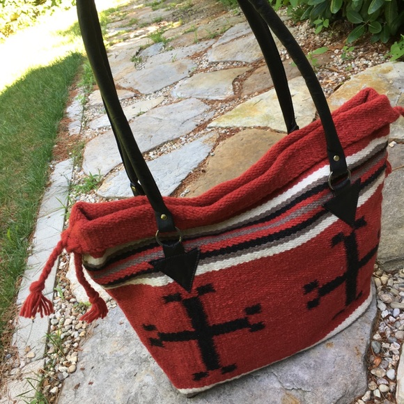 El Paso Saddleblanket Company | Bags | Handwoven Wool Saddle Blanket ...